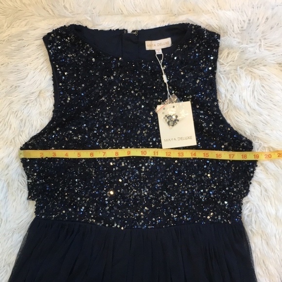 Maya | Dresses | New Maya Deluxe Bridesmaid Sleeveless Midaxi Tulle ...